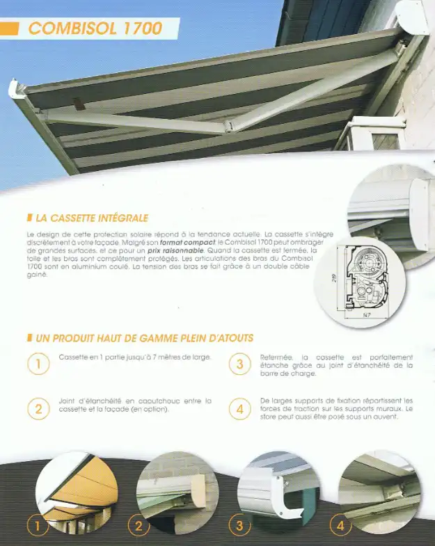 Stores extérieures Ventes et Poses CTC Menuiserie à Roye